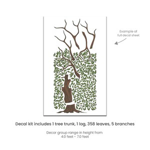 Large Tree Colorful Fabric Decal, Watercolor Tree Fabric Wall Decal ...