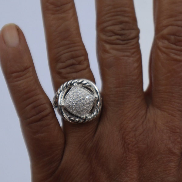 Silver Infinity Ring - Etsy