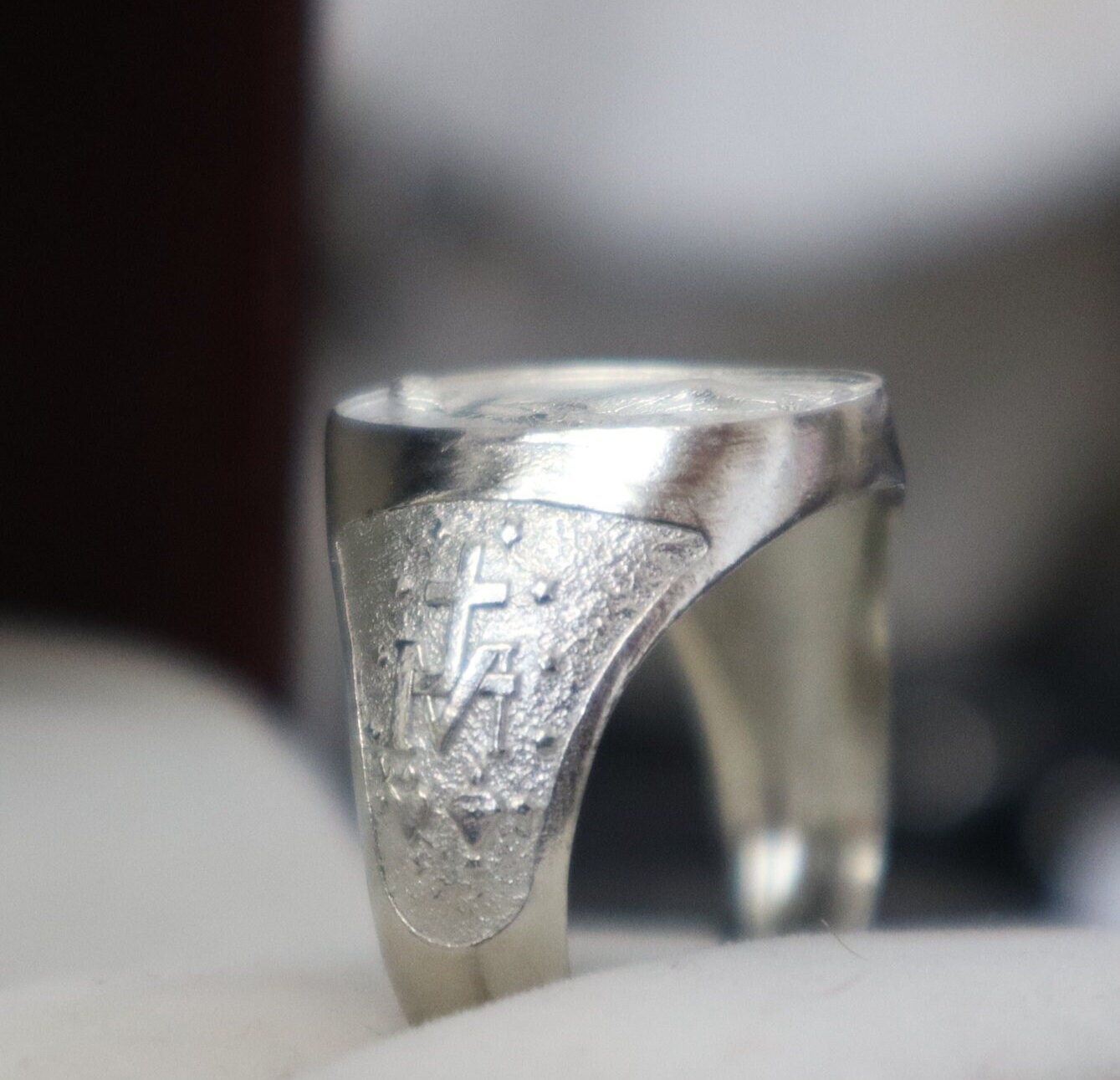 Marian Consecration Ring, Virgin Mary Ring, Sterling Silver Miraculous ...