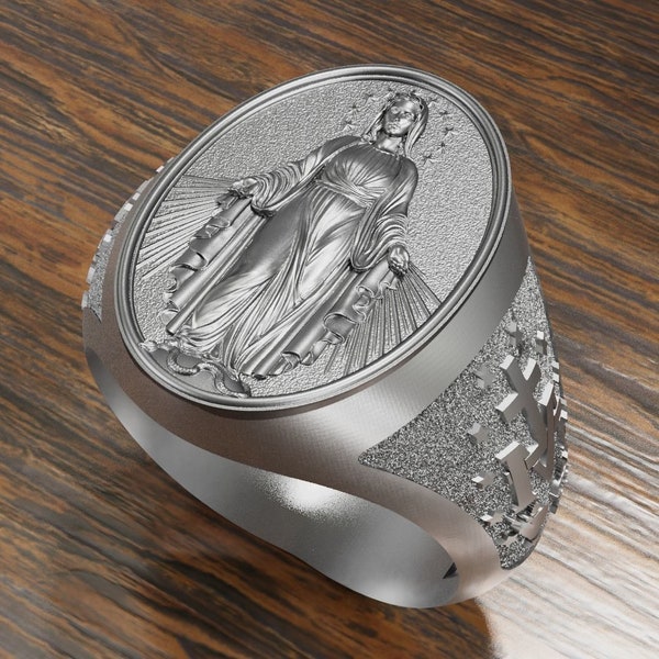 Marian Consecration Ring - Etsy