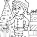The Christmas Coloring Pages for Kids - Printable, Digital, Simple ...
