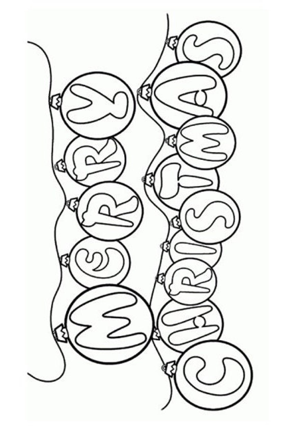 The Christmas Coloring Pages for Kids - Printable, Digital, Simple ...