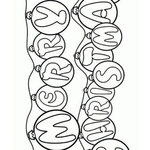 The Christmas Coloring Pages for Kids - Printable, Digital, Simple ...