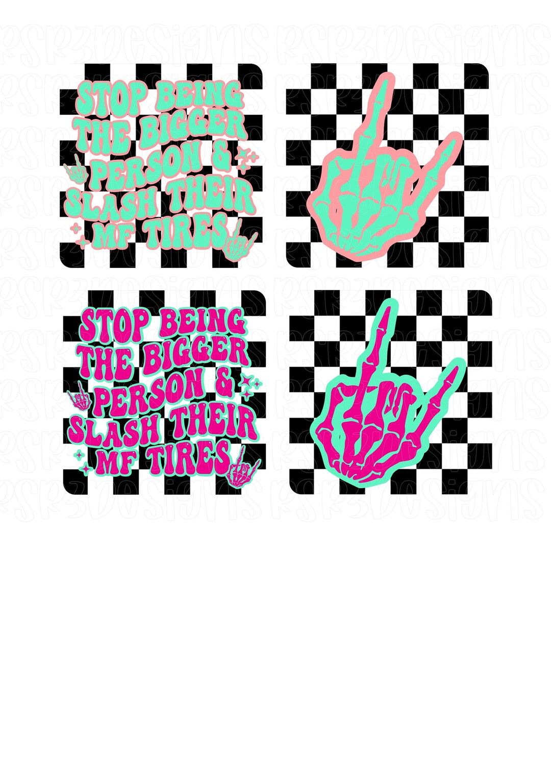 Stop Being the Bigger Person, Slash Their Tires, Petty, Funny Svg ...
