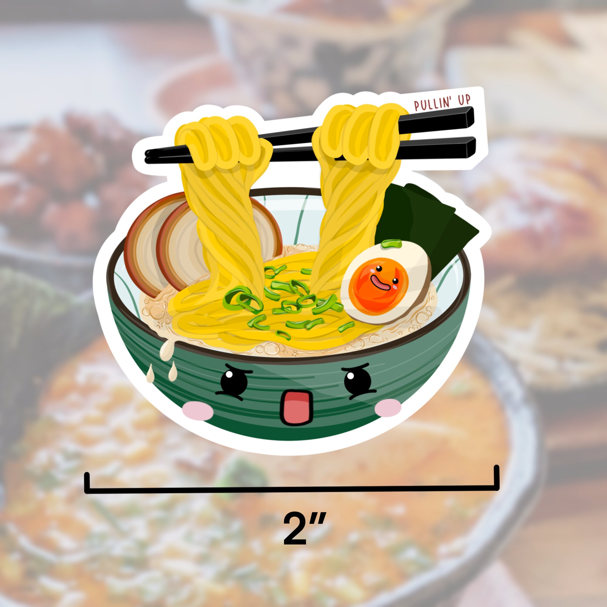 Asian Food Sticker Sheet, Waterproof, Cute Food Stickers, Bao, Soju ...