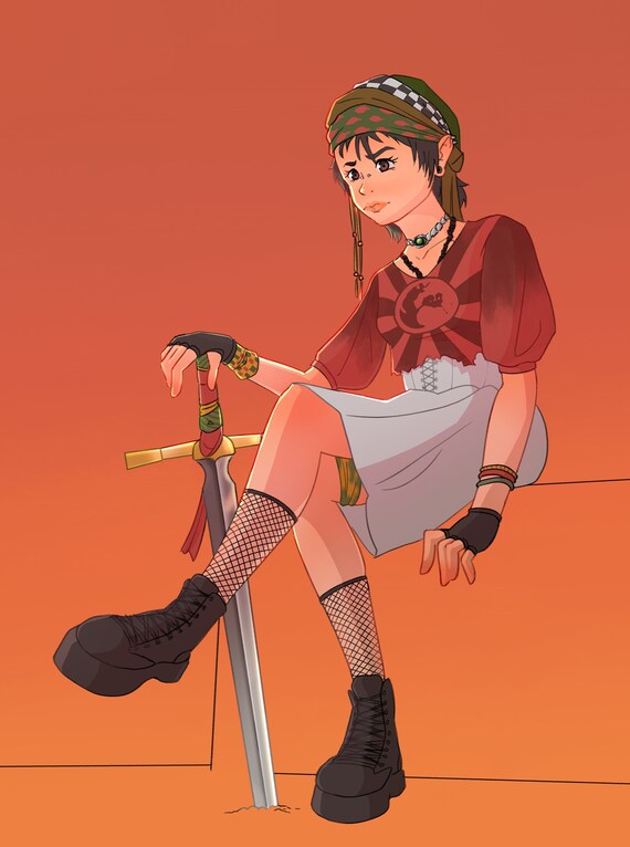 Digital Art Commission Waist up Portrait of Original - Etsy