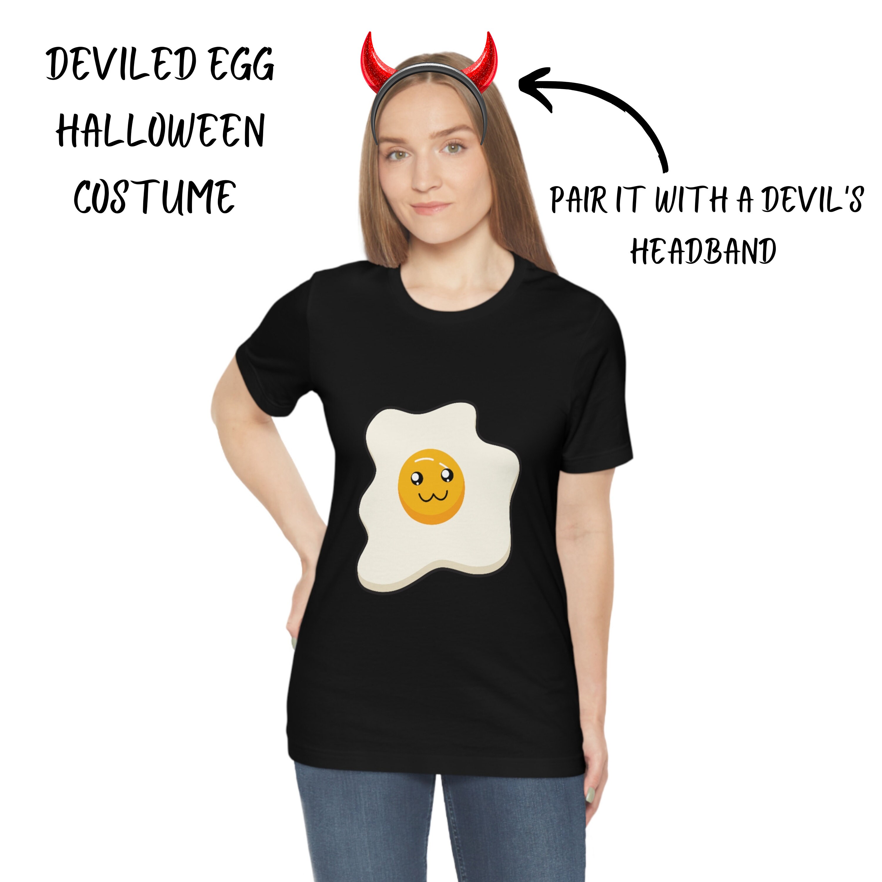 Deviled Egg Costume Shirt, Halloween Couple Shirts, Funny Halloween ...