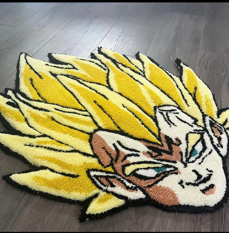 Majin Vegeta Dragon Ball Custom Anime Rug Custom Design - Etsy