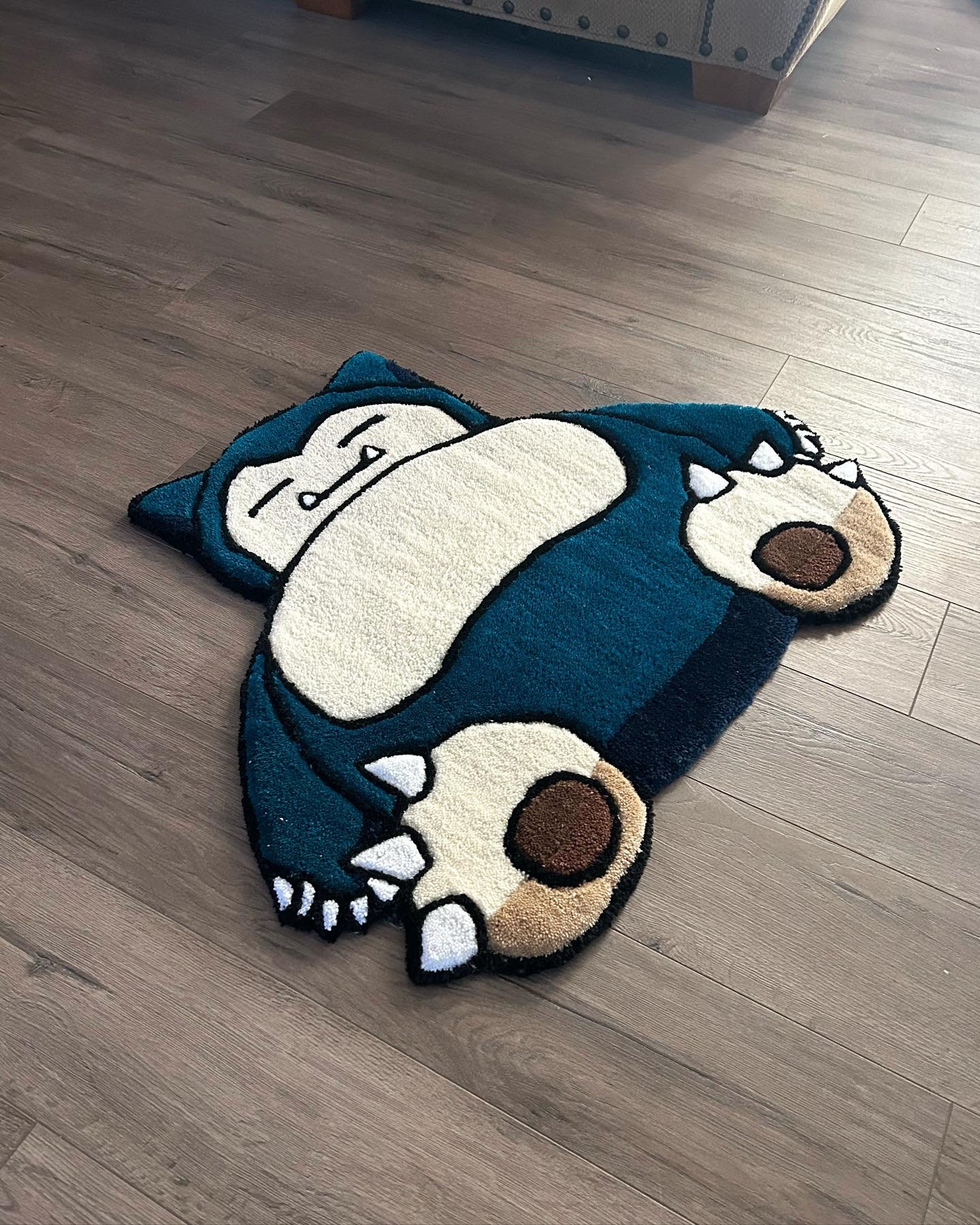 Snorlax Pokémon Character Custom Tufted Rug - Etsy