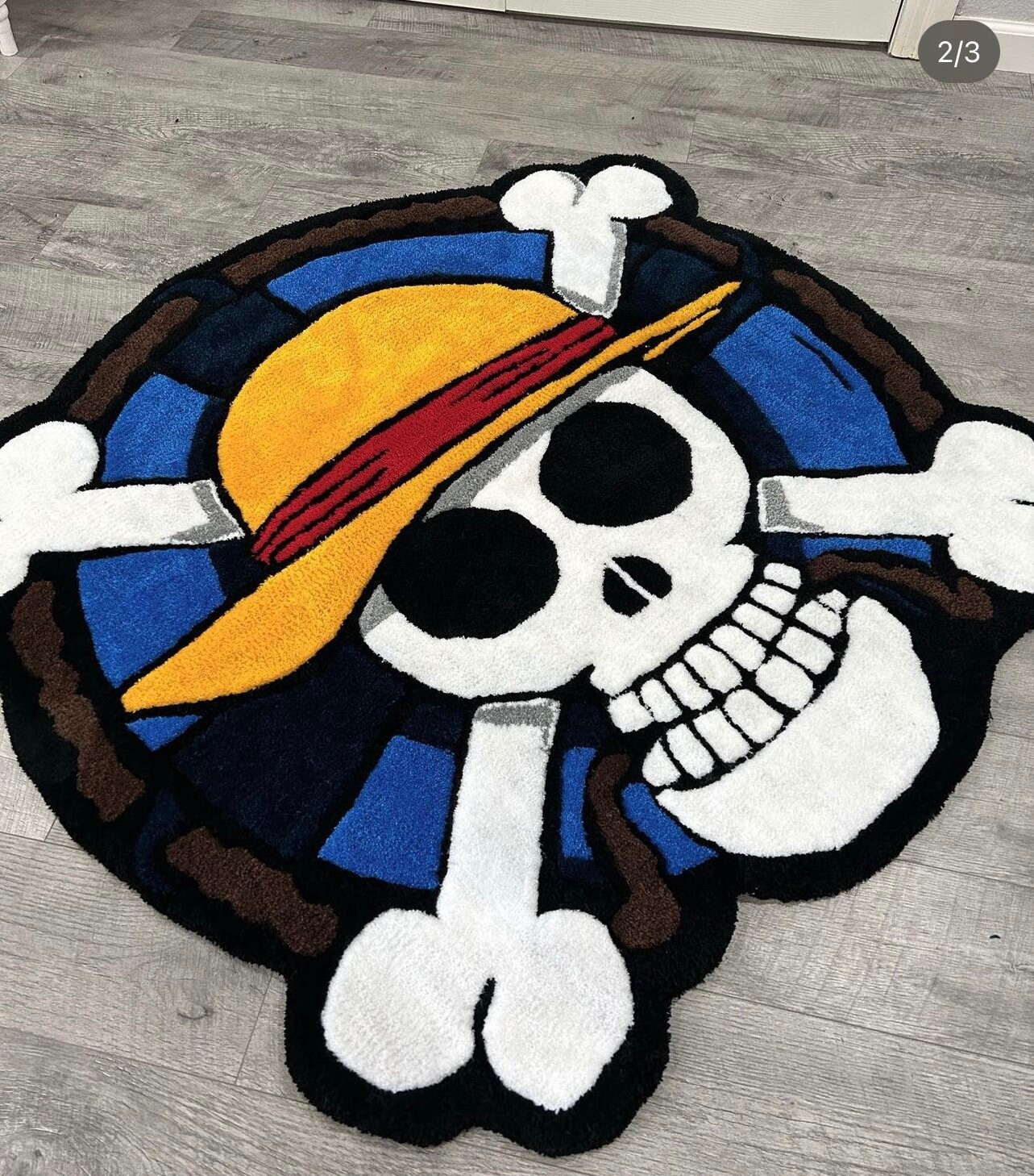 One Piece Logo Anime Tufted Rug - Etsy