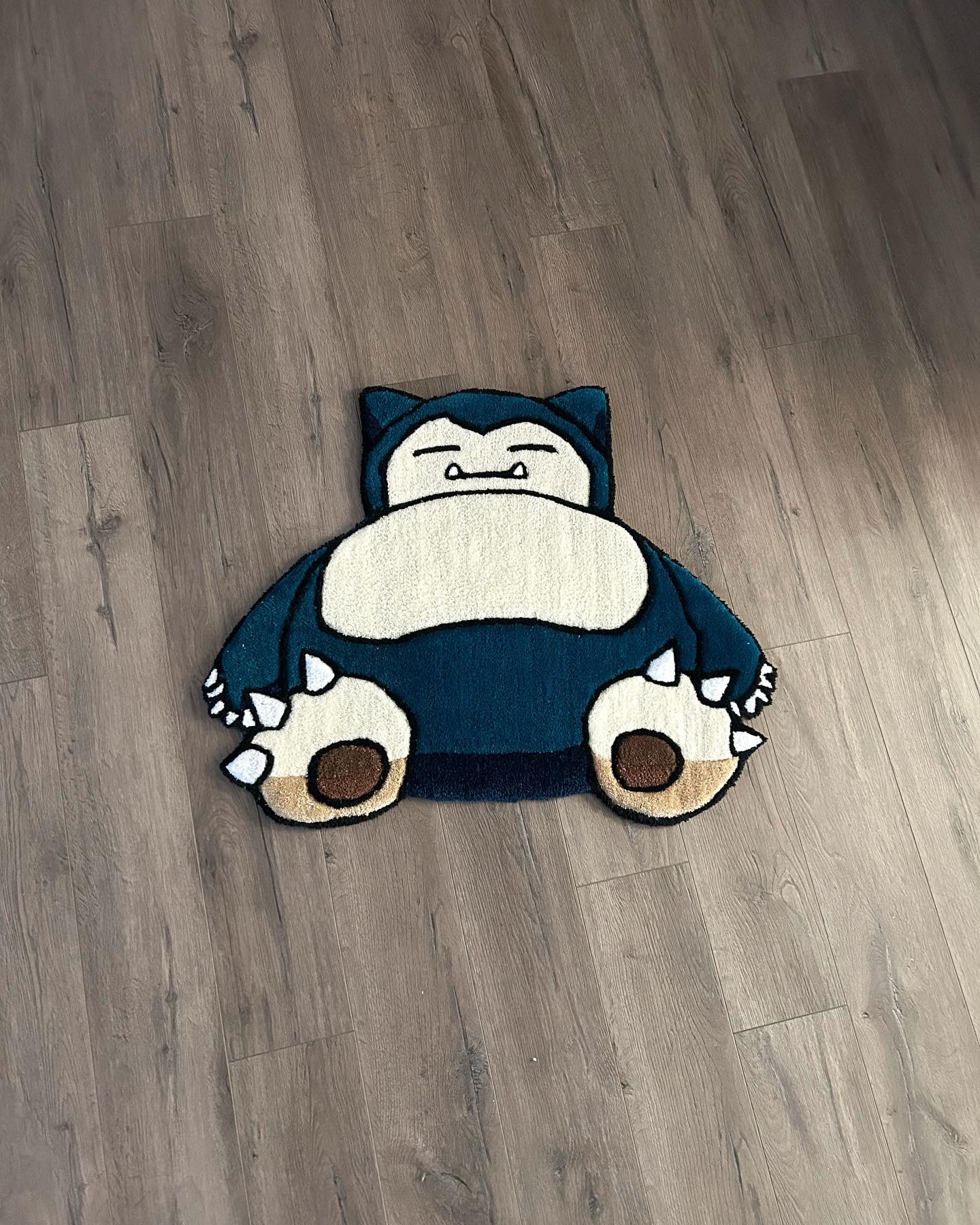 Snorlax Pokémon Character Custom Tufted Rug - Etsy