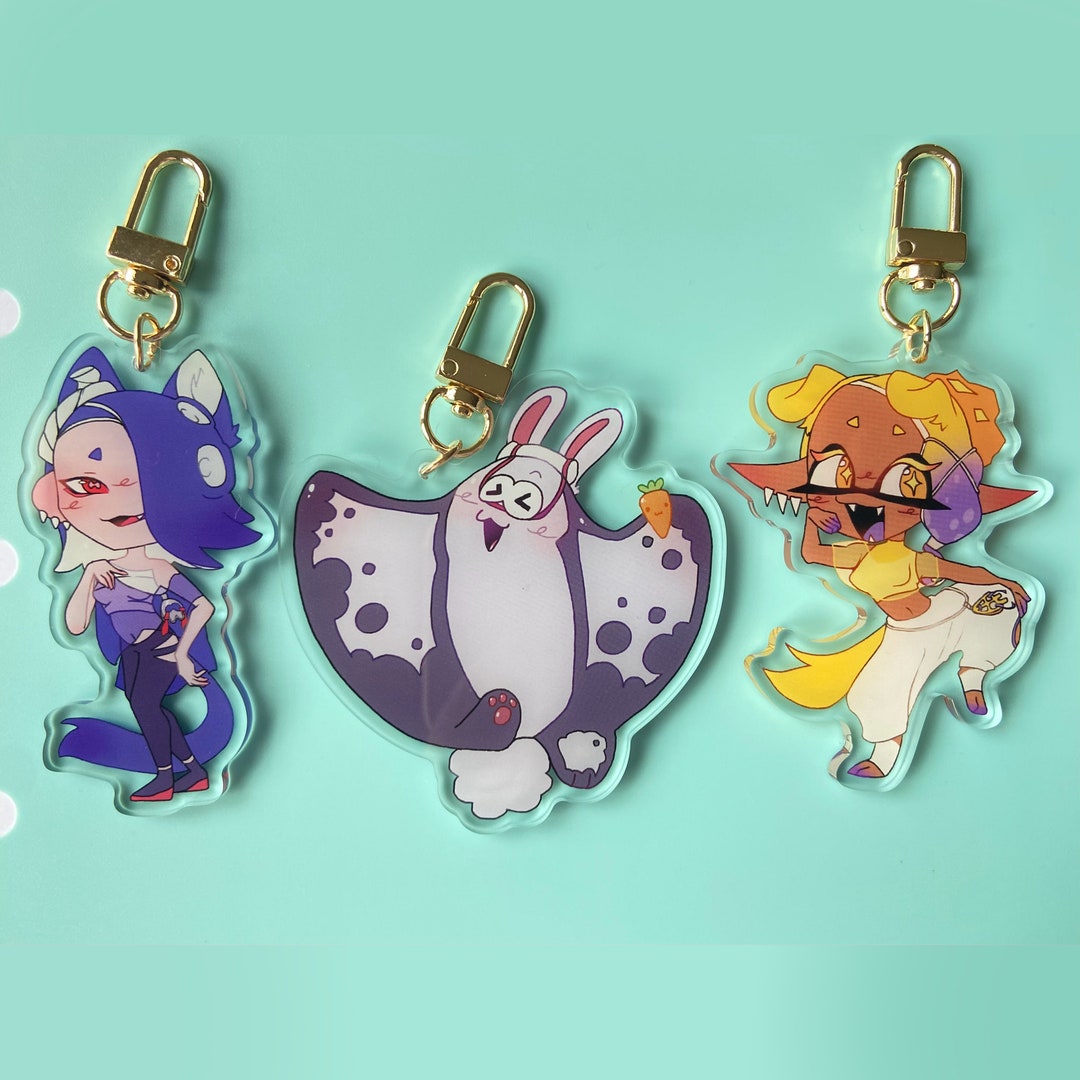 Splatoon Idol Deep Cut Acrylic Keychains - Etsy