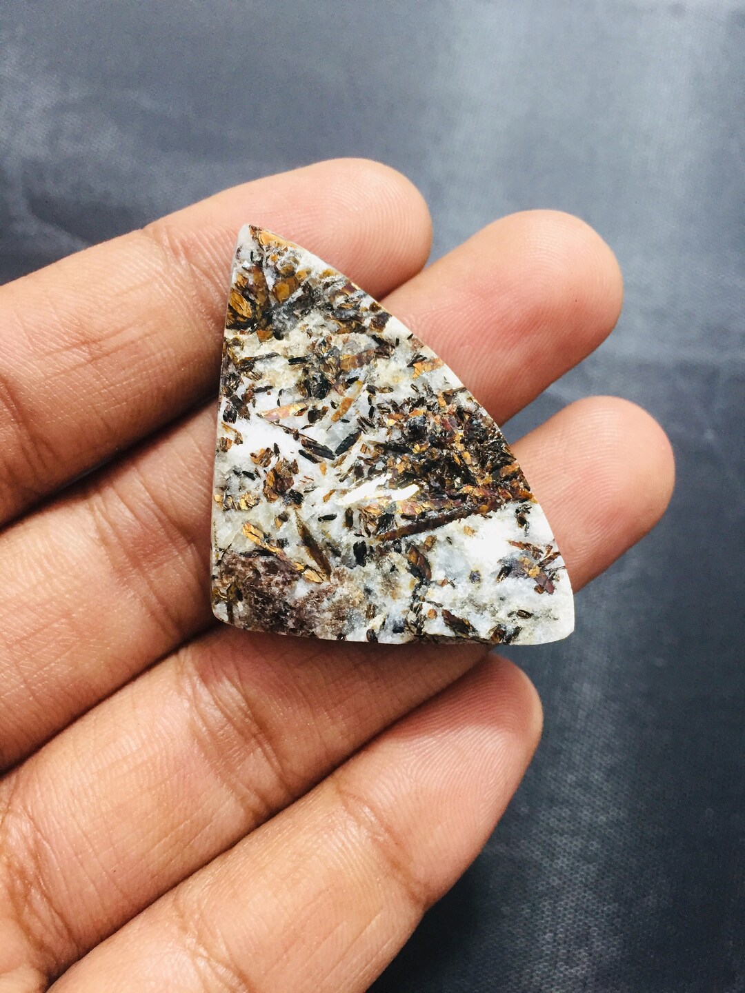 Astrophyllite Gemstone, 100% Natural Astrophyllite Druzy Gemstone ...