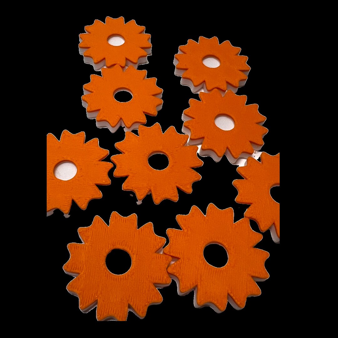 Flower 1 Counters 3D Printed Loose Parts for Counting, Eco-friendly ...