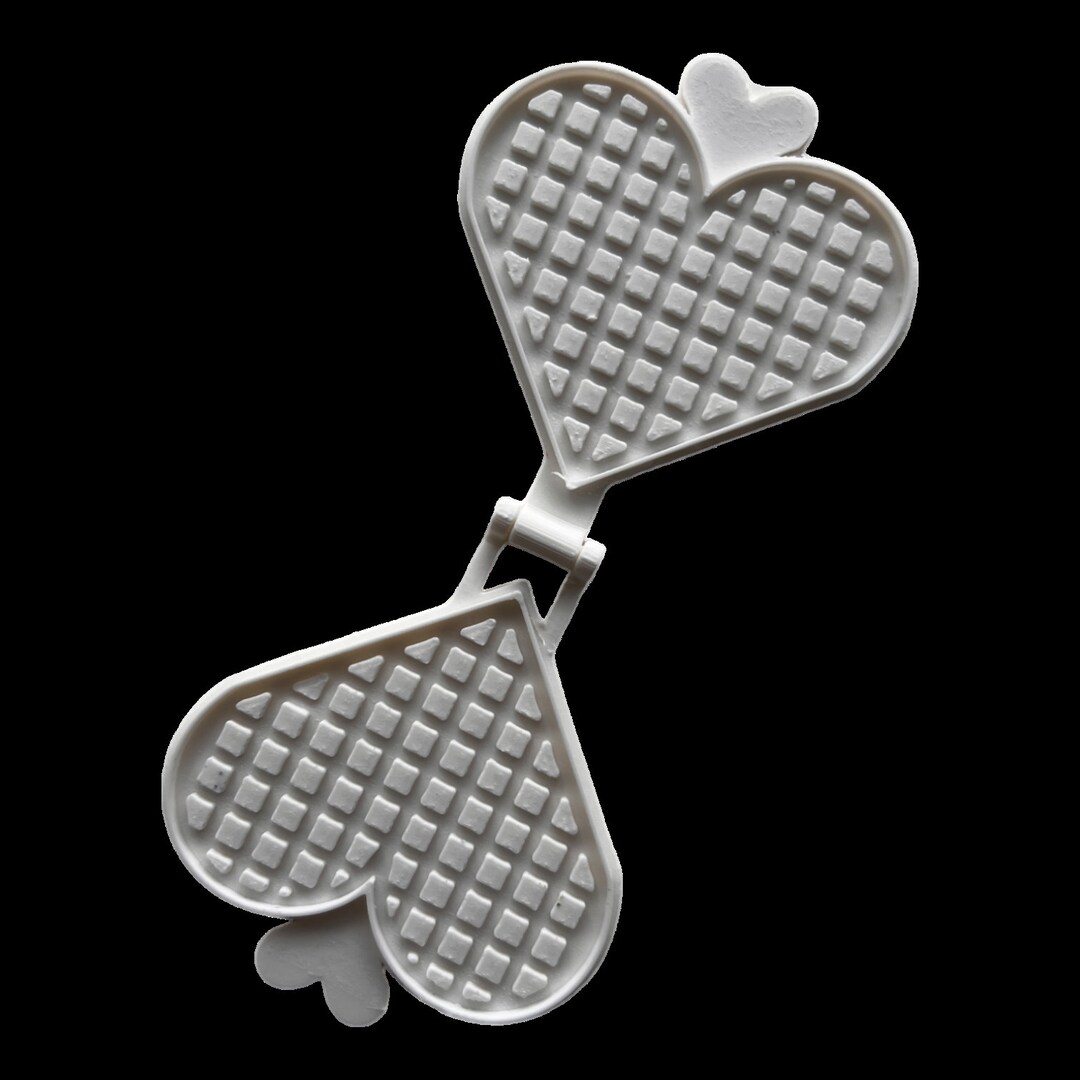 Heart Waffle Mold 3D Printed, Waffle Maker for Playdough Play, Eco ...