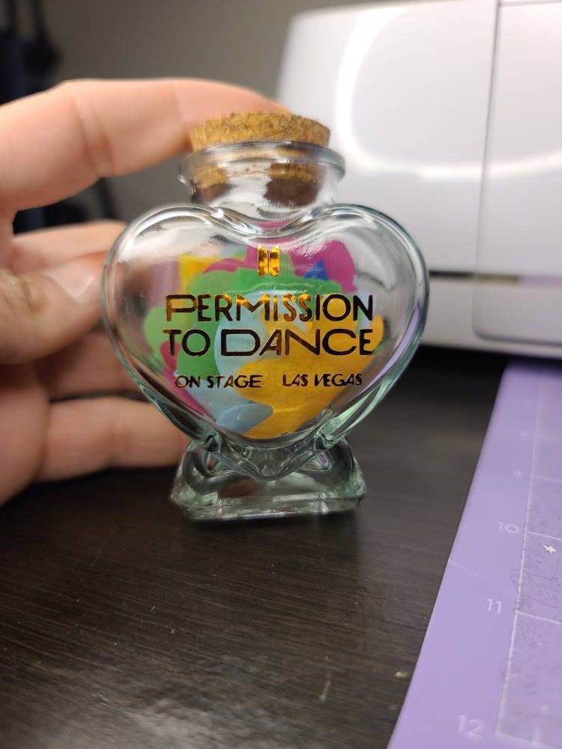 BTS Permission to Dance Las Vegas Confetti Keepsake Jars - Etsy