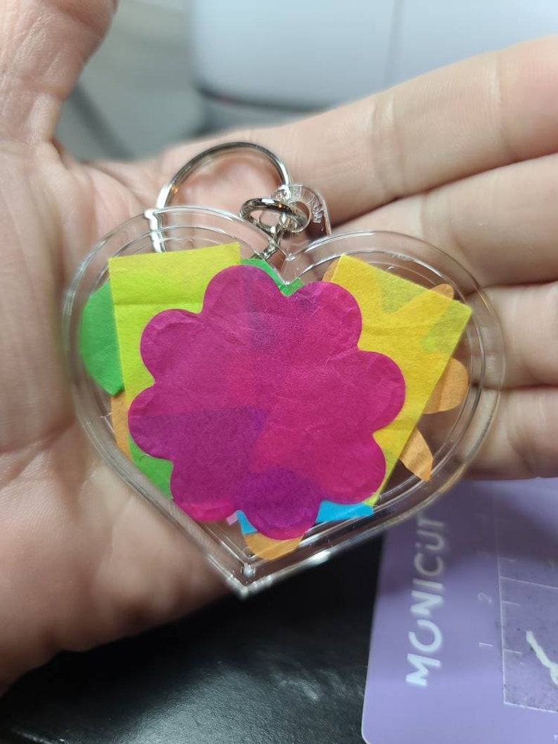 BTS Permission to Dance Confetti Keychains - Etsy