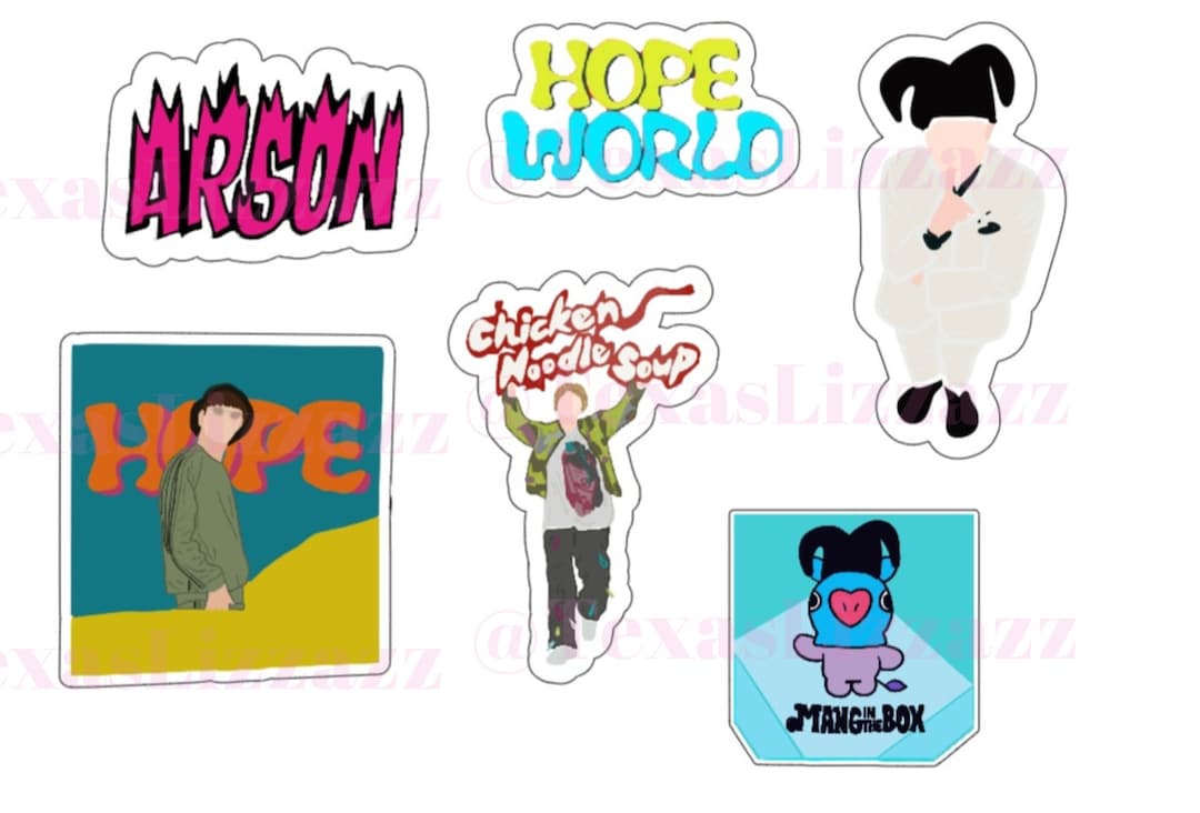 J-hope Solo Album Mixtape Inspired Stickers - Etsy