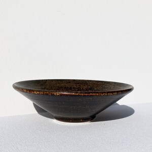 Bronze Patina Ceramic Plate - Rustic Elegance - Etsy