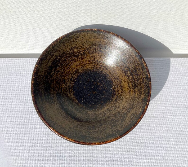 Bronze Patina Ceramic Plate - Rustic Elegance - Etsy