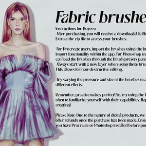 Dynamic Fabric Folds & Creases Procreate and Photoshop Brush Set - Etsy