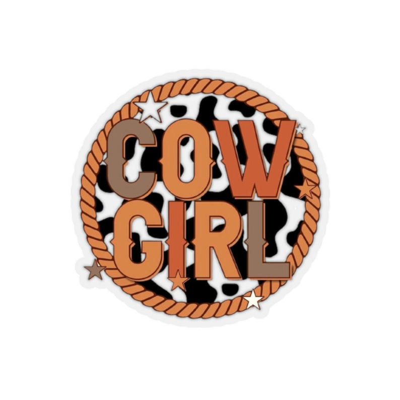 Cowgirl Sticker - Etsy