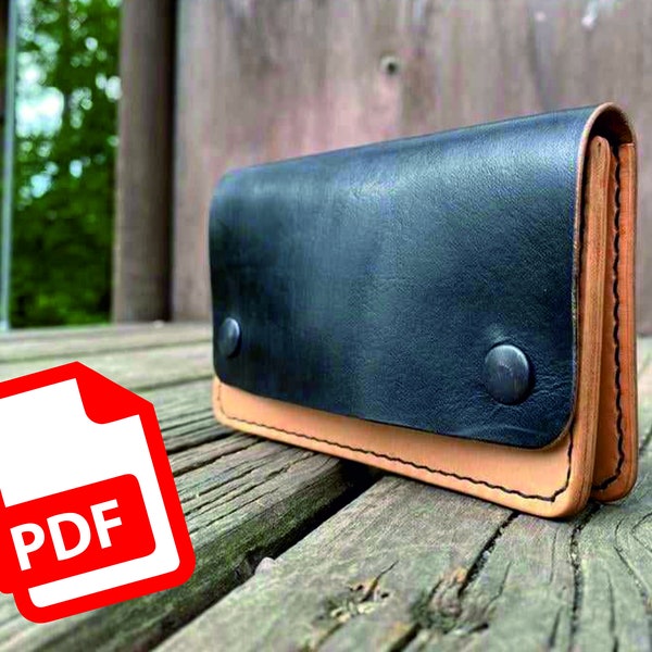 Biker Wallet Pattern - Etsy