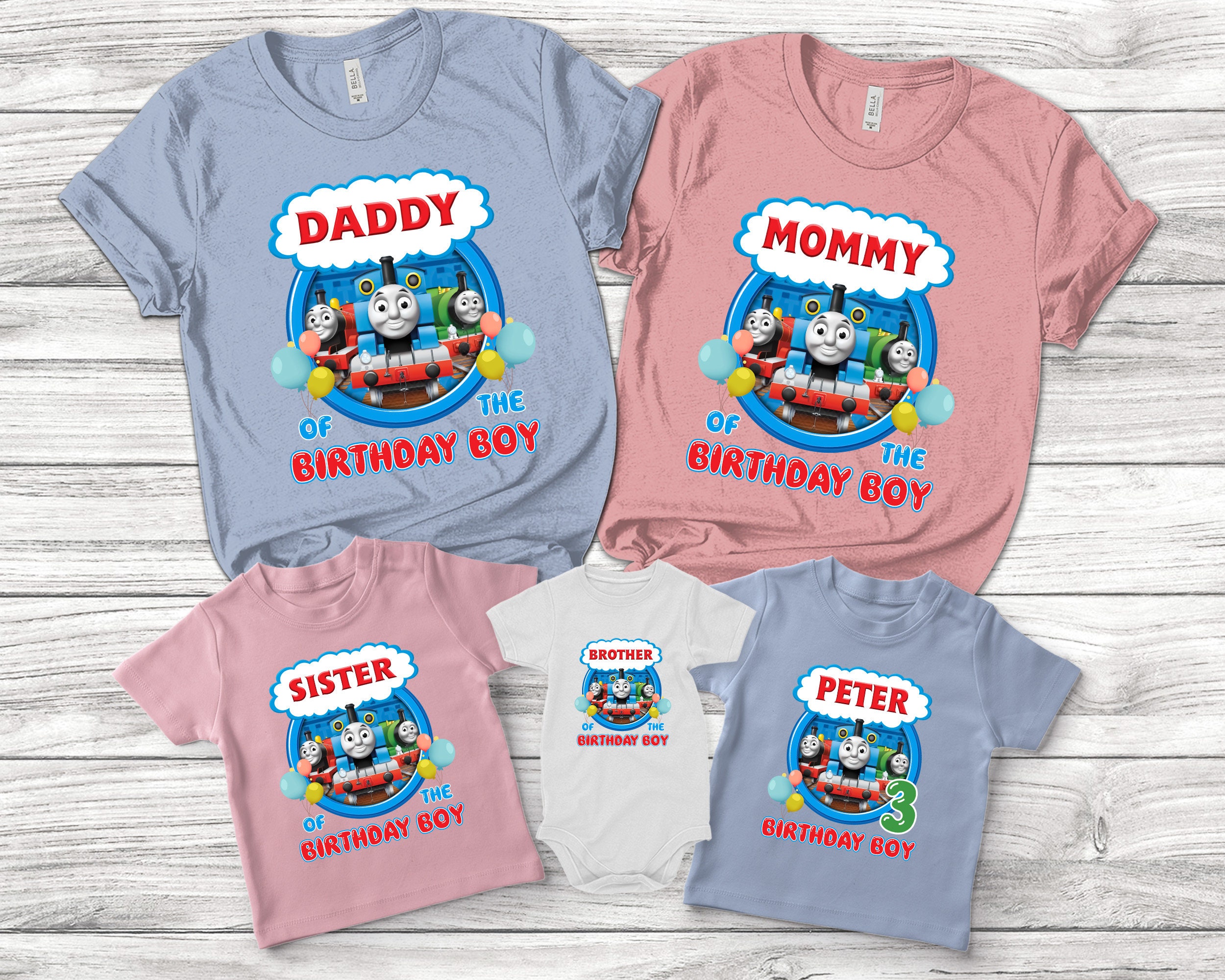 Thomas and Friends Birthday Shirt/thomas and Friends - Etsy
