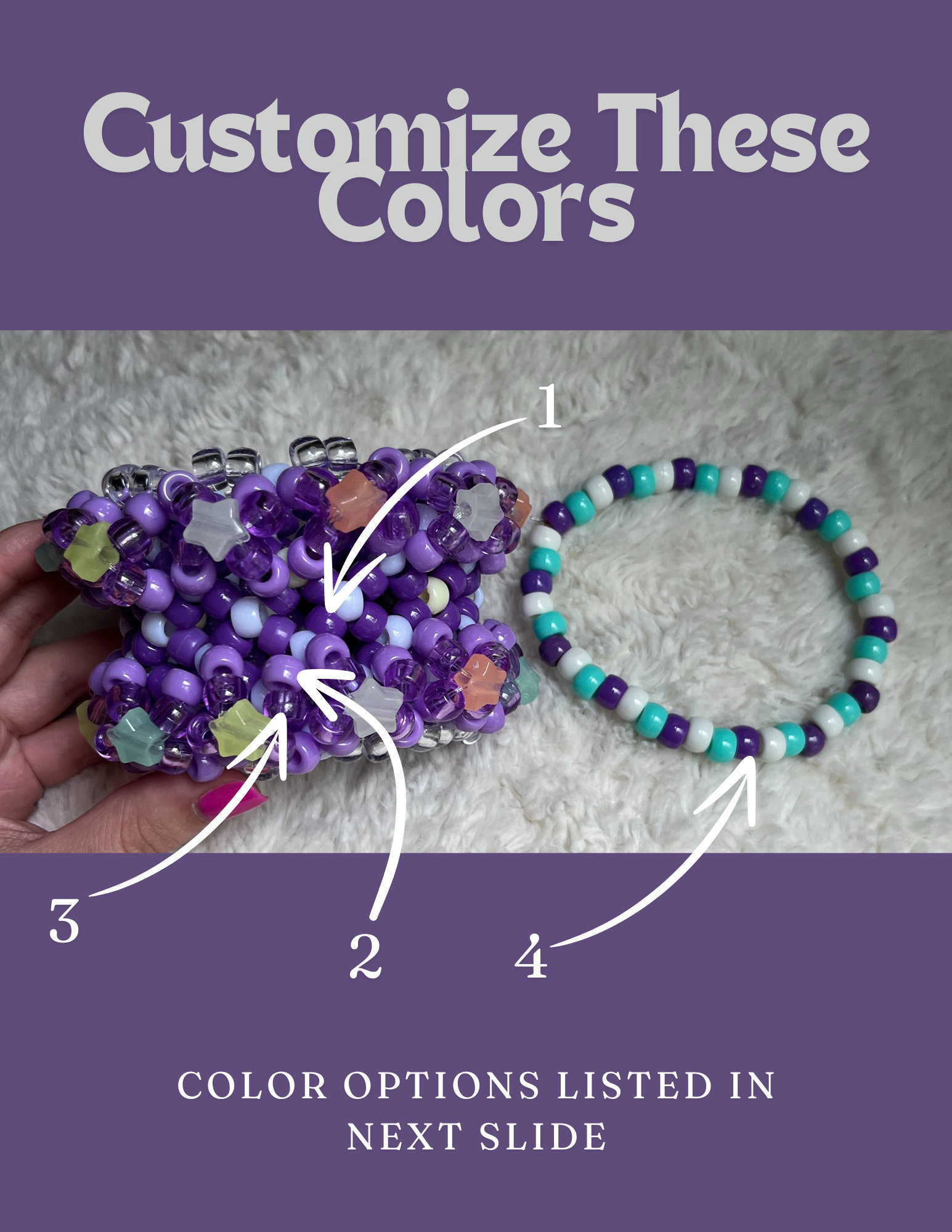 Epic Kandi ROTATING Cuff With GLOW in the Dark Stars! - Etsy