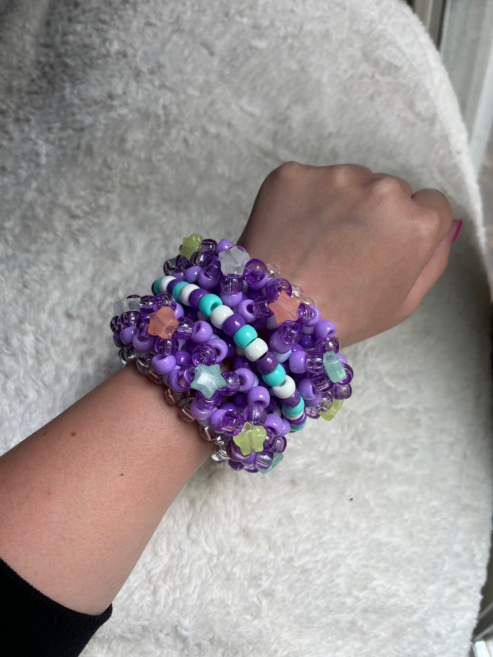 Epic Kandi ROTATING Cuff With GLOW in the Dark Stars! - Etsy