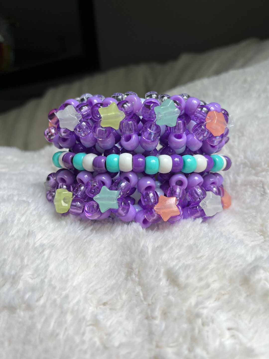 Epic Kandi ROTATING Cuff With GLOW in the Dark Stars! - Etsy