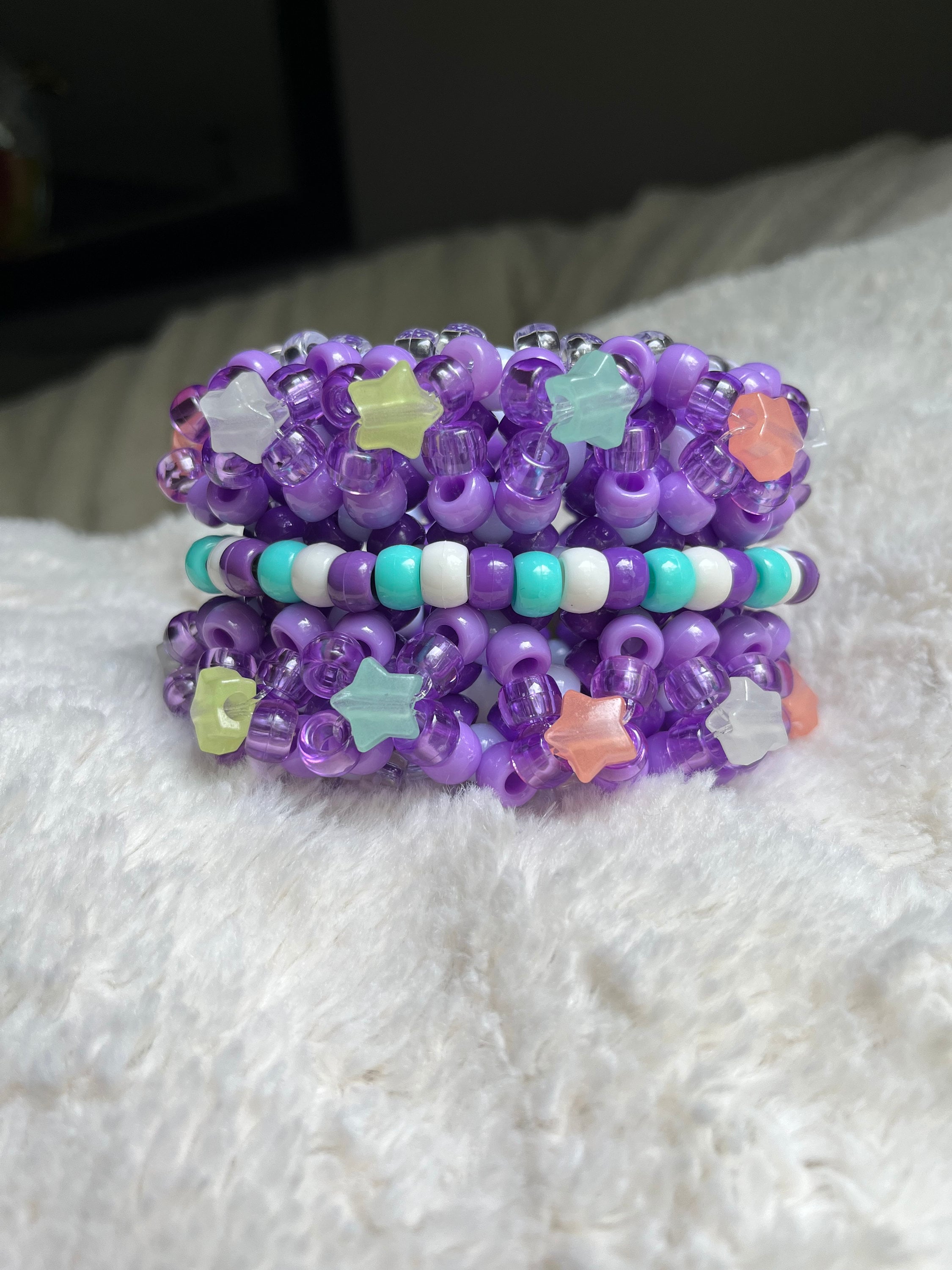 Epic Kandi ROTATING Cuff With GLOW in the Dark Stars! - Etsy