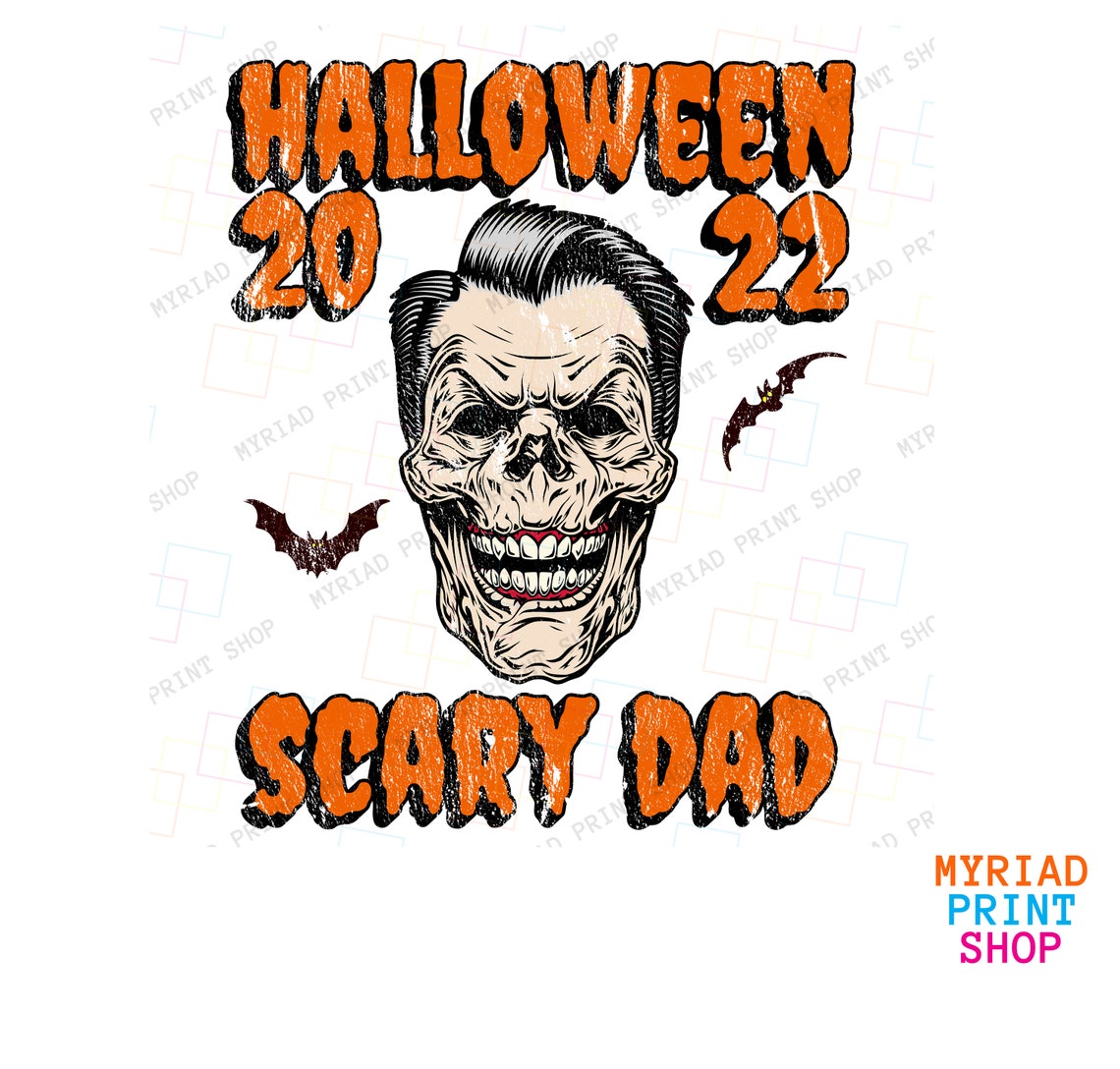 Hilarious Halloween Design PNG & SVG Scary Dad Design - Etsy
