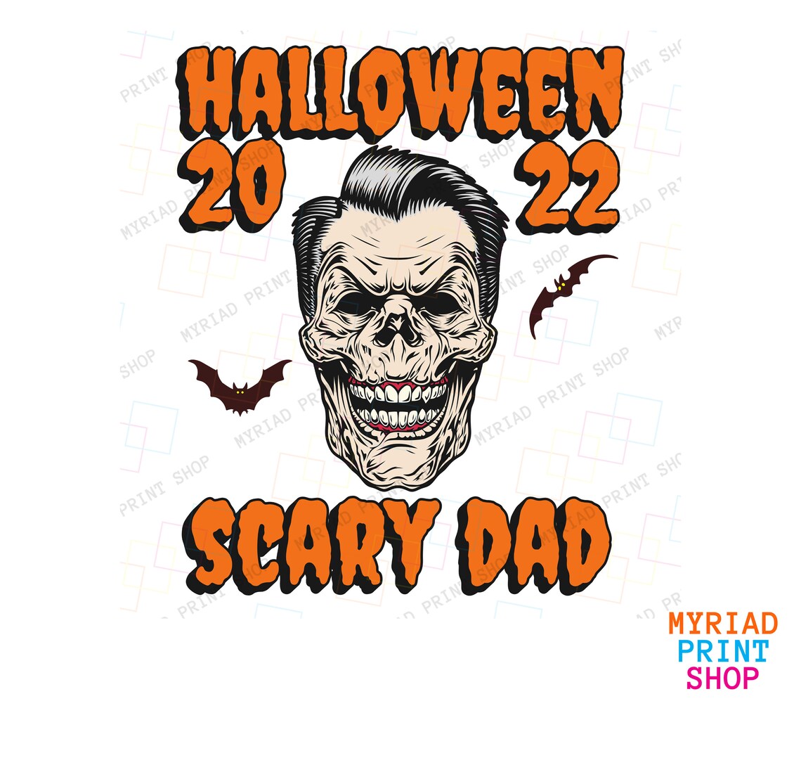 Hilarious Halloween Design PNG & SVG Scary Dad Design - Etsy