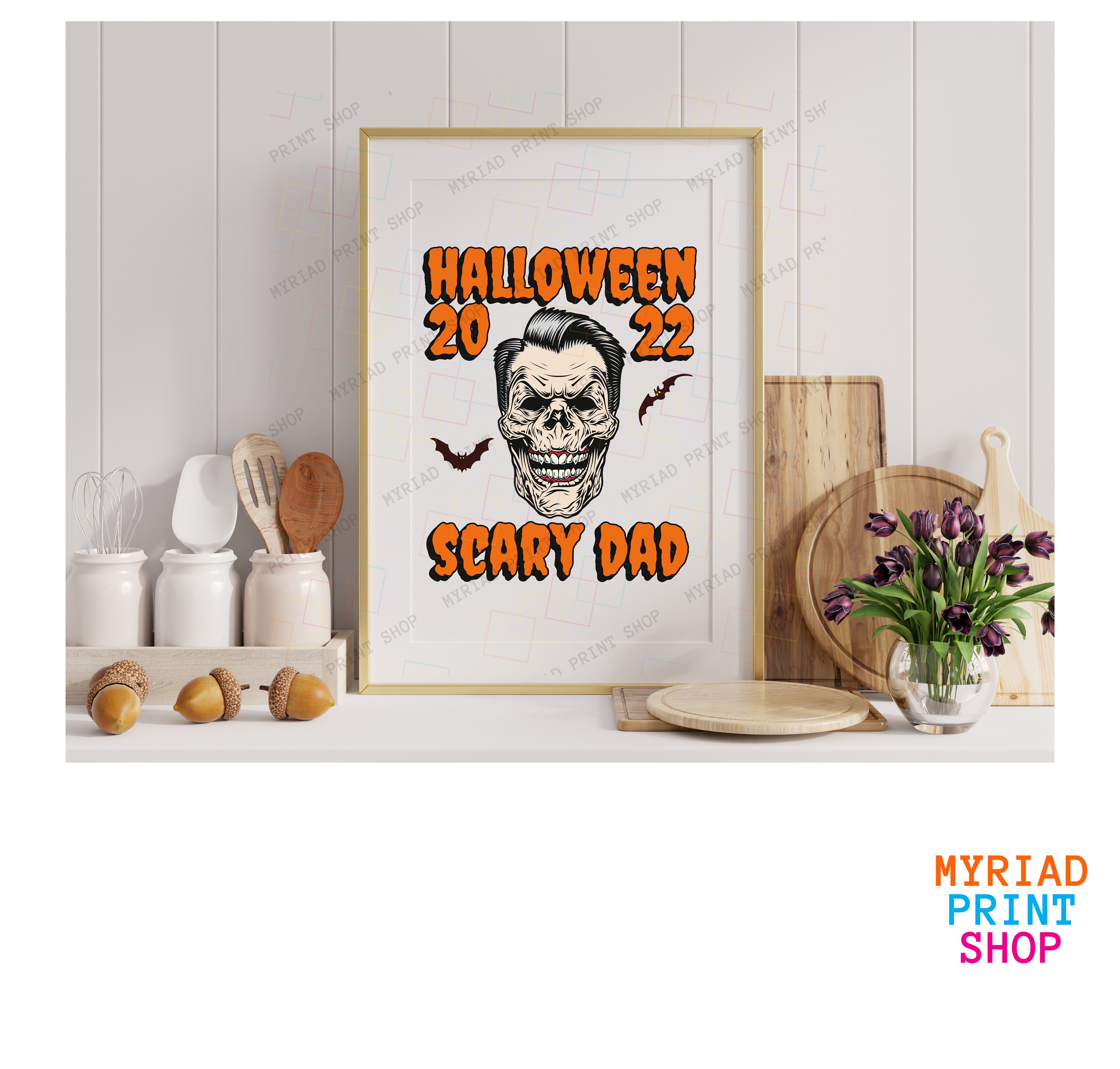 Hilarious Halloween Design PNG & SVG Scary Dad Design - Etsy