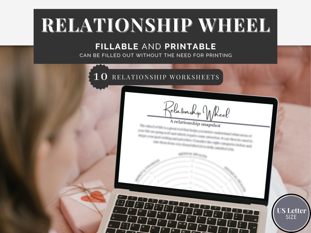 Relationship Wheel, Coaching, Resources, Fillable, Printable, Worksheet ...