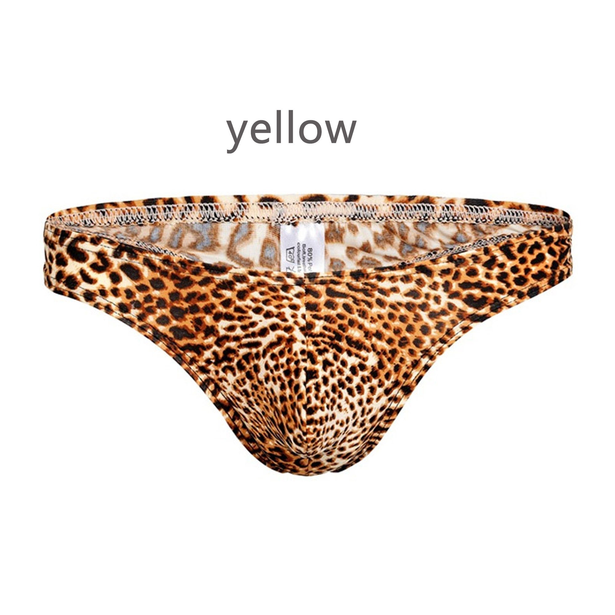 Leopard Thongs for Men Low Rise Quick Dry Briefs Plus Size - Etsy
