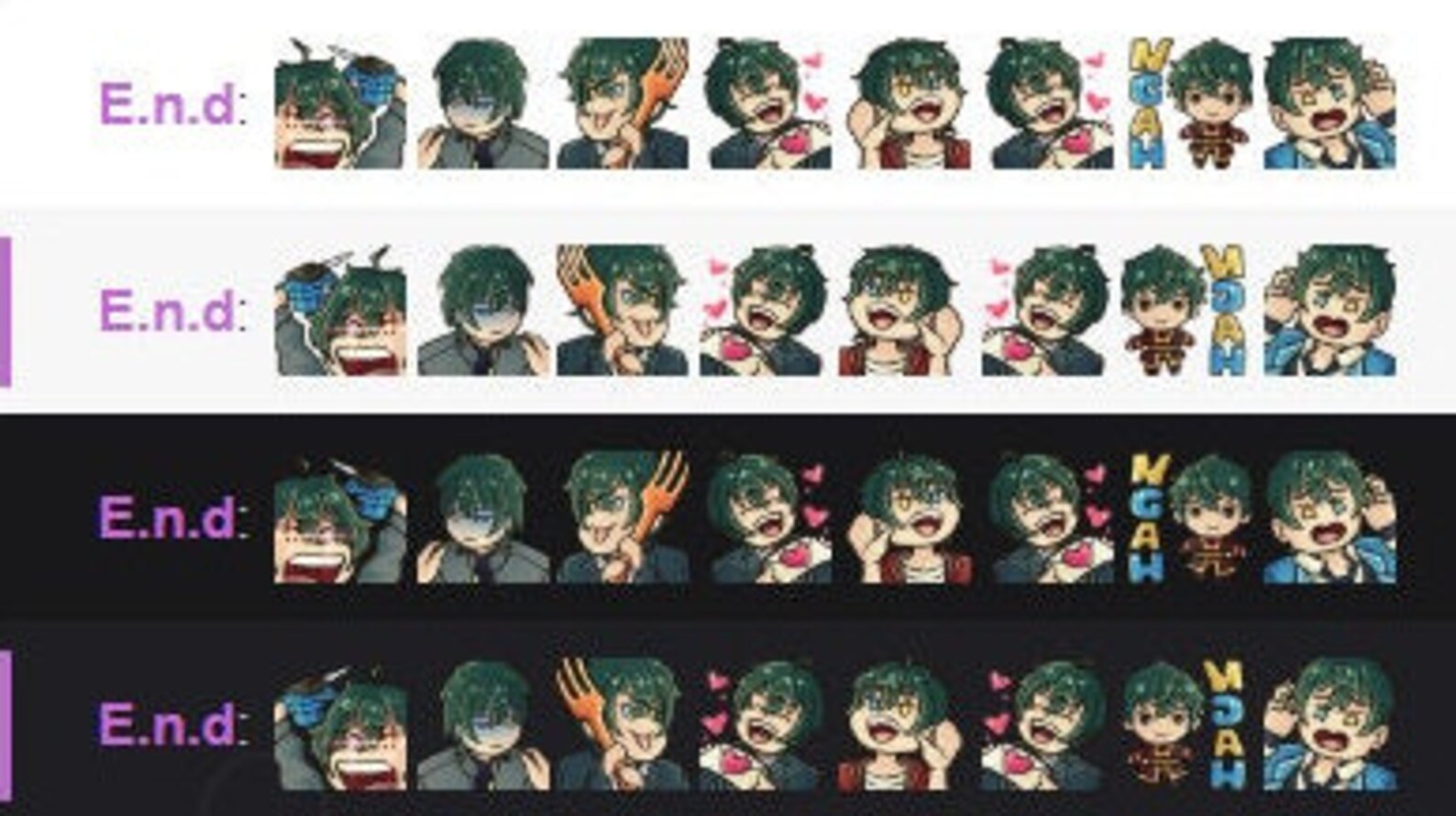 Mika Kagehira Emote Pack for Twitch Discord Youtube - Etsy