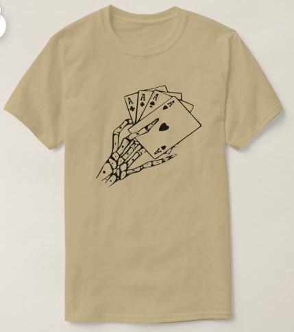 4 Aces Skeleton Hand - Etsy