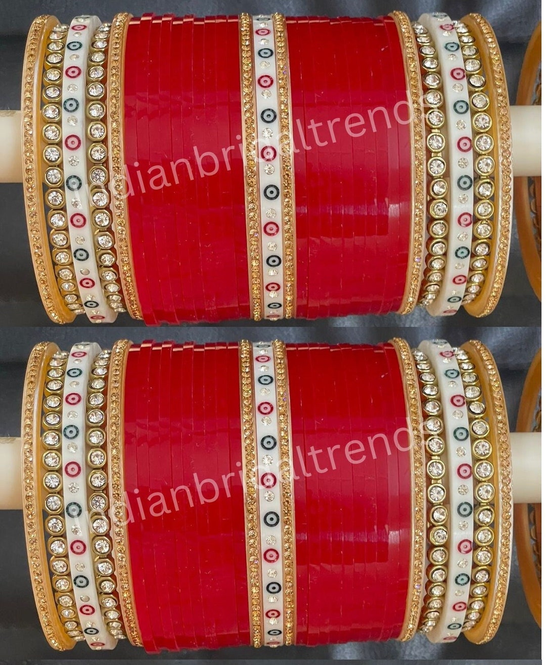 Punjabi Bridal Traditional Chuda Set/wedding Chooda/traditional Bridal ...