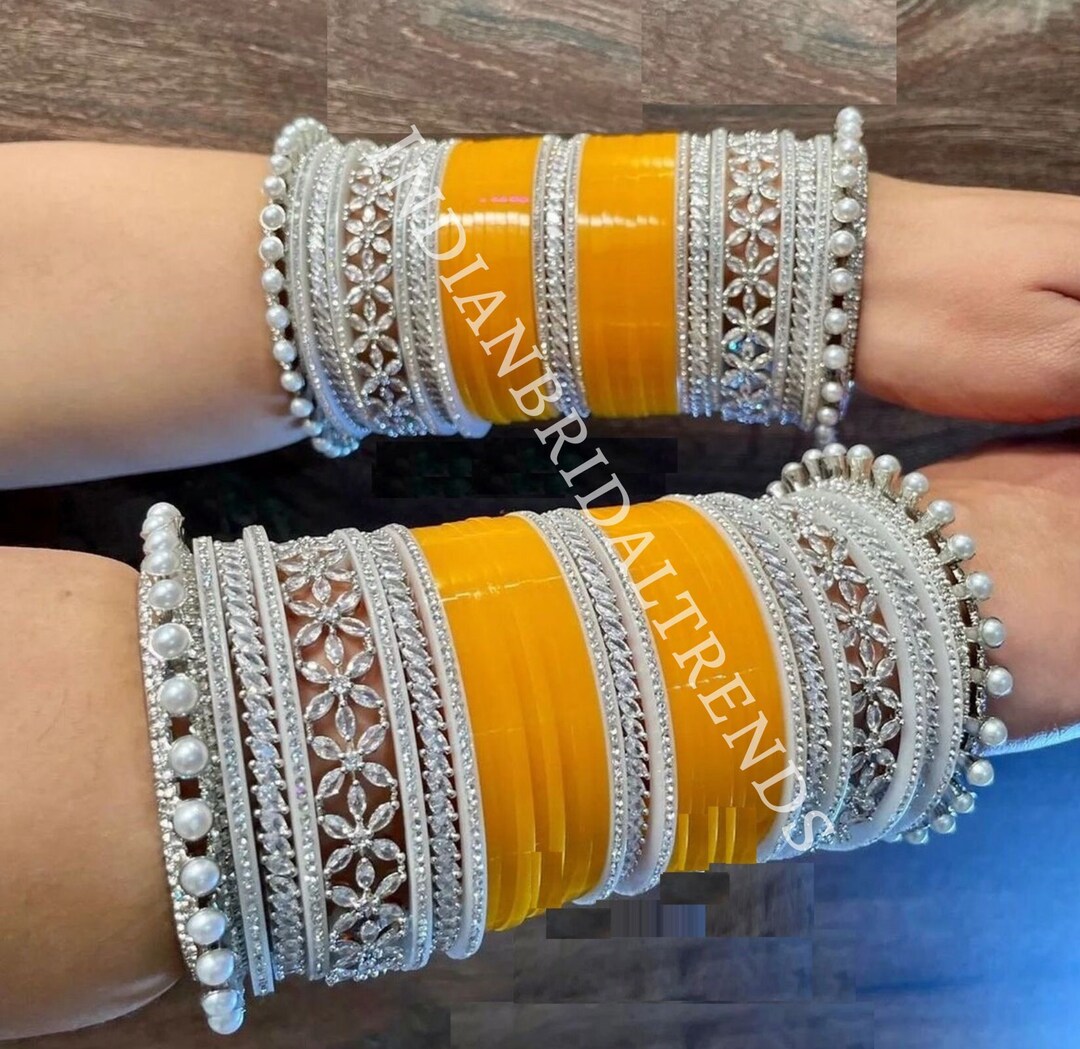Punjabi Choora Bridal Chura Indian Bangles Set Traditional Chooda Newly ...