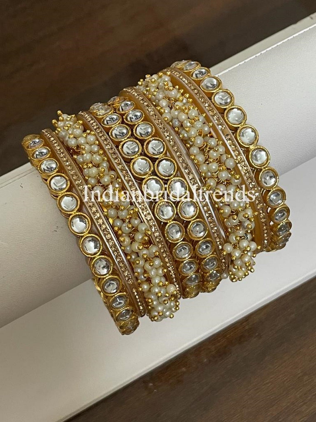 Pacchi Kundan Bangles Set/traditional Bangles/bridal Bangles/wedding ...
