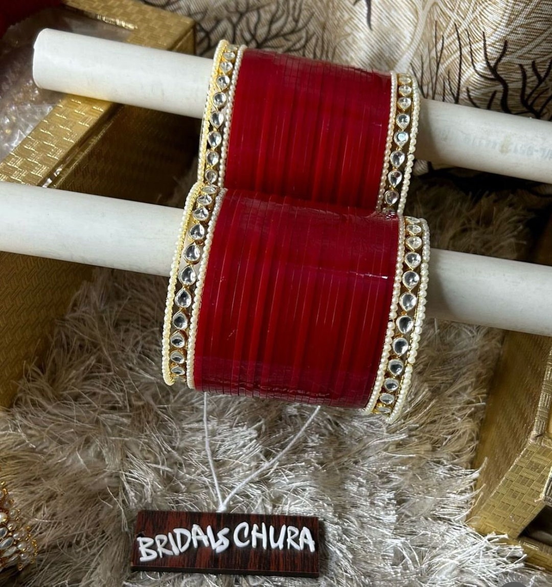 Punjabi Choora Bridal Chura Indian Bangles Set Traditional Chooda Newly ...