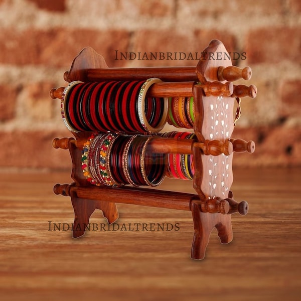 Wooden Bangle Holder - Etsy