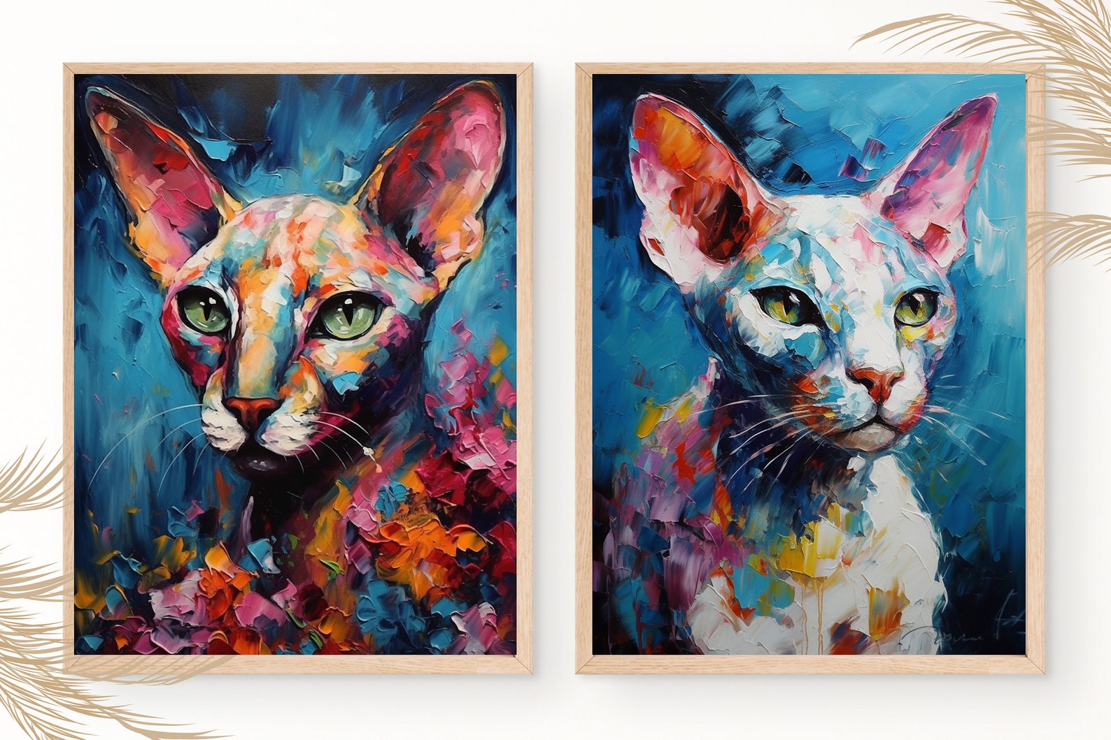 Sphinx Cat, Sphinx Portrait, Digital Portrait, Digital Art, Oil Art ...