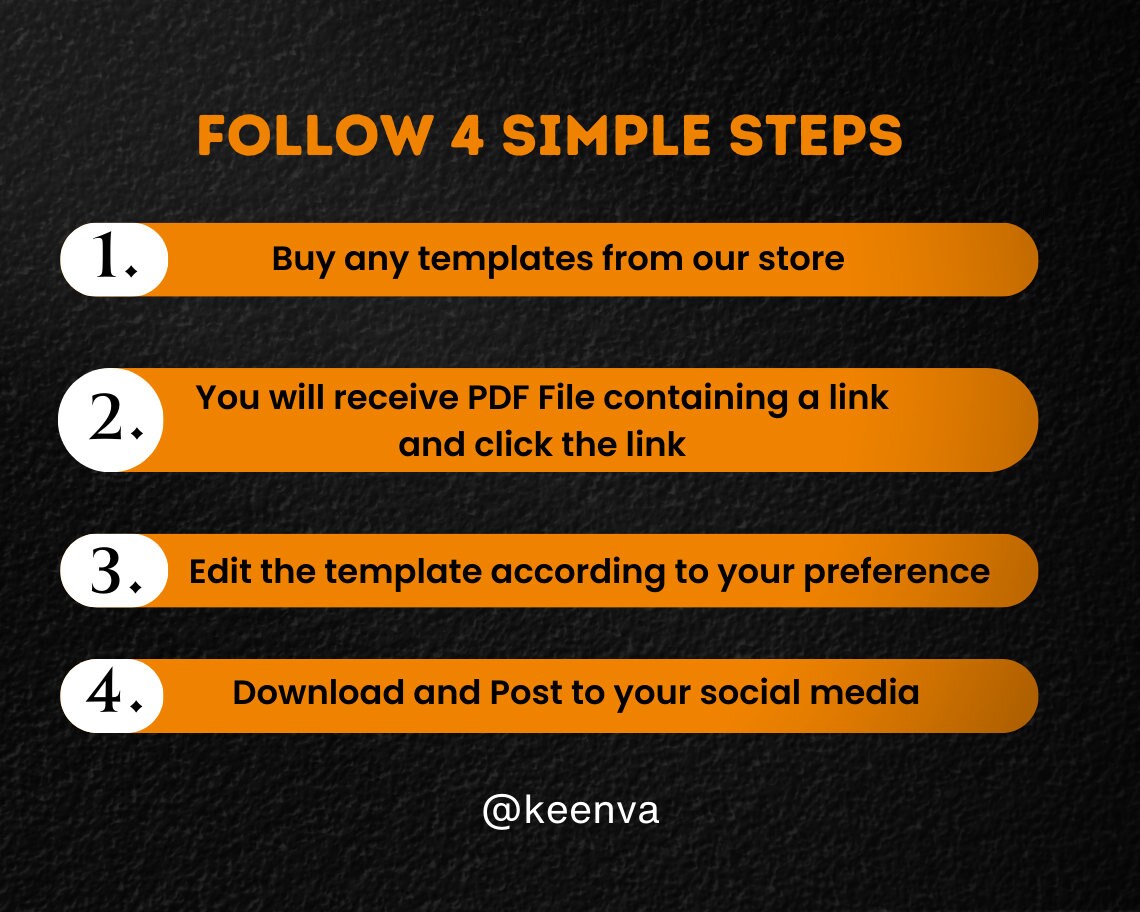 Editable Canva Template, Happy Birthday Template - Etsy