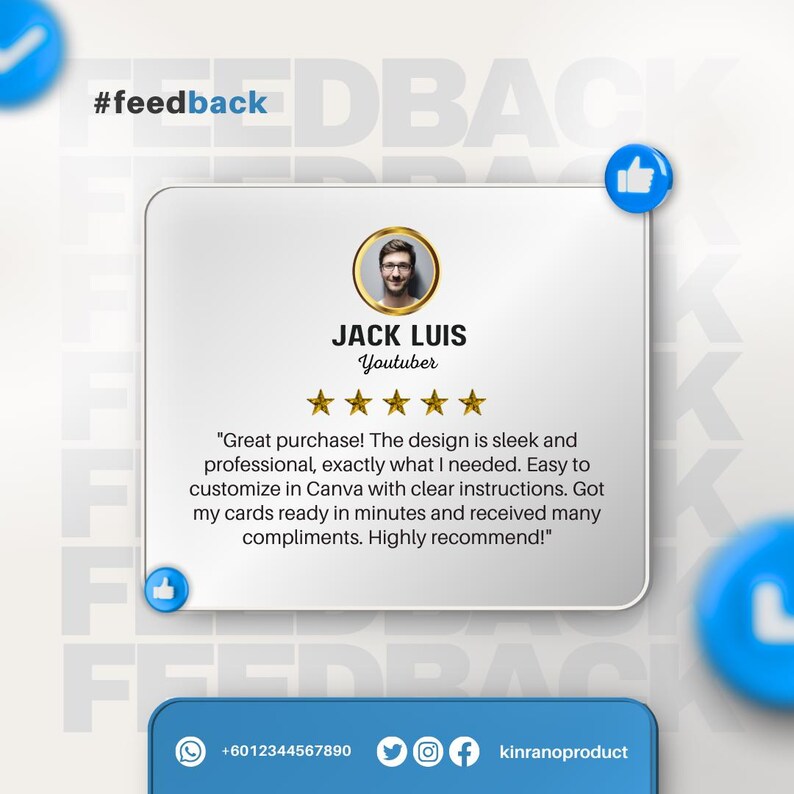 Client Feedback Template for Canva Professional Design Canva Feedback ...