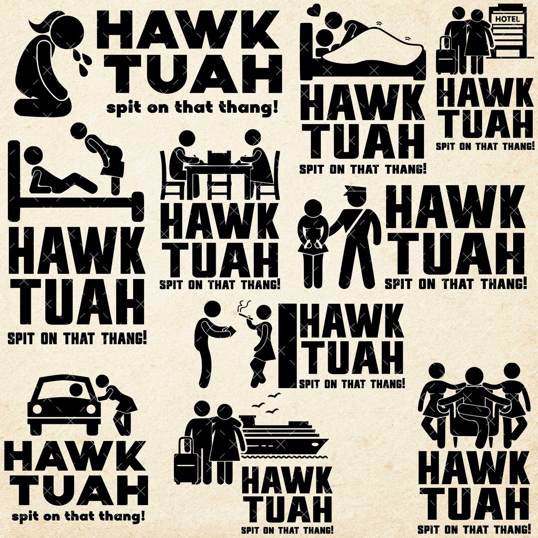10 Hawk Tuah Spit on That Thang Pngs Bundle, Hawk Tuah Girl Icon PNG ...
