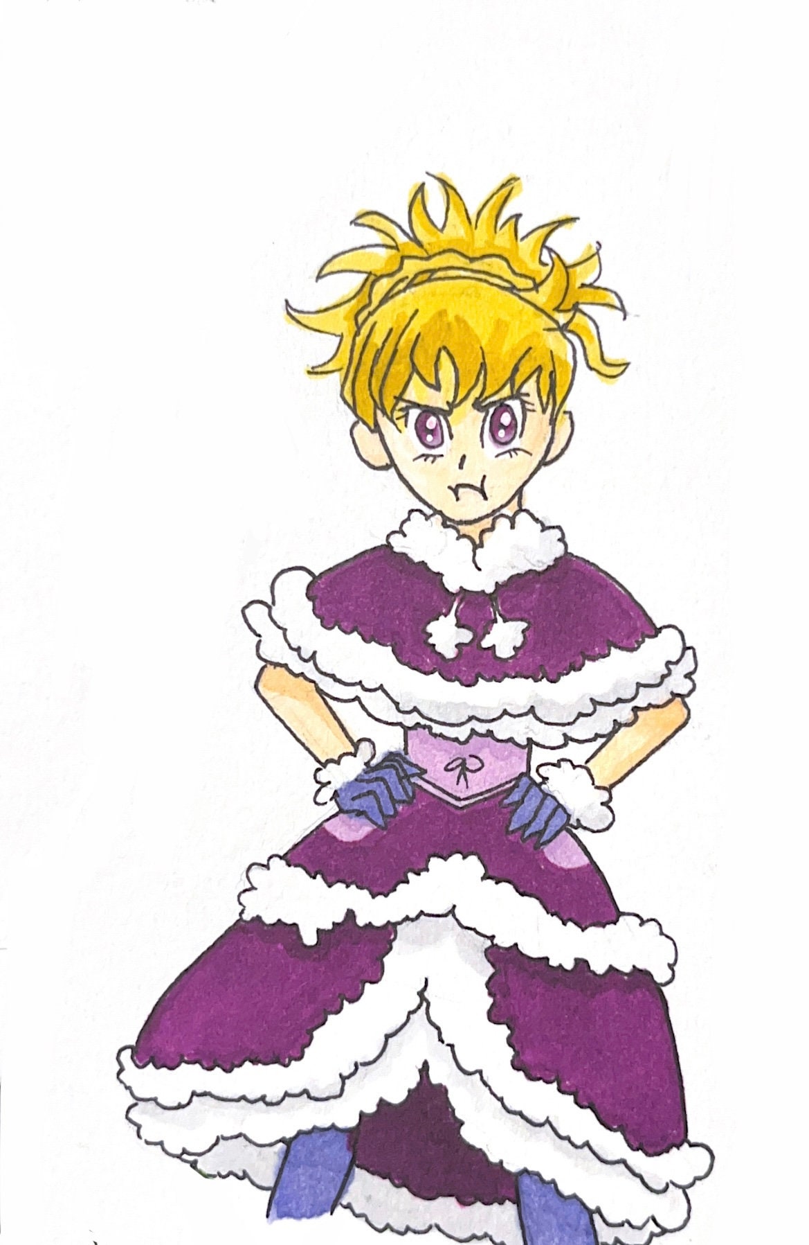 Custom Colored Character Art Commission Etsy 