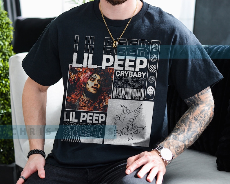 Lil Peep Merch Sweatshirt Retro ,lill Peep Rap Shirt, Vintage Bootleg ...